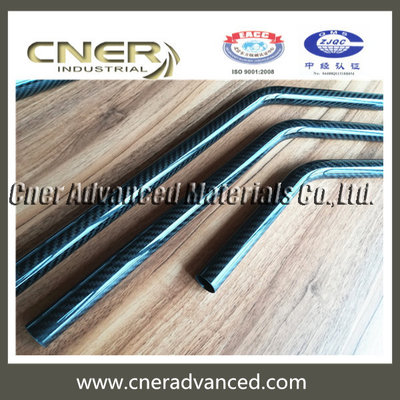 Carbon fiber bend, OD 18mm carbon fibre elbow, carbon fiber goose neck, matte and glossy finish