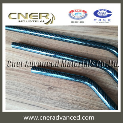 Carbon fiber bend, OD 18mm carbon fibre elbow, carbon fiber goose neck, matte and glossy finish