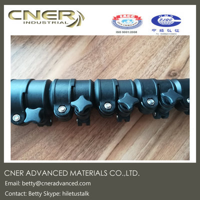 Pure carbon fiber 34 feet telescopic pole with scratch matte finish, telescopic pole for water fed window cleaning pole