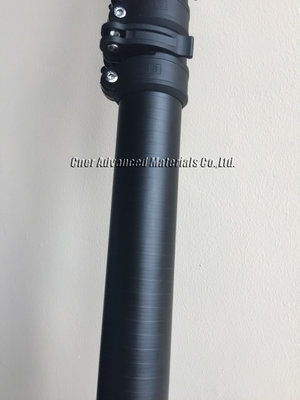 Pure carbon fiber 37 feet telescopic pole with scratch matte finish, telescopic pole for water fed window cleaning pole