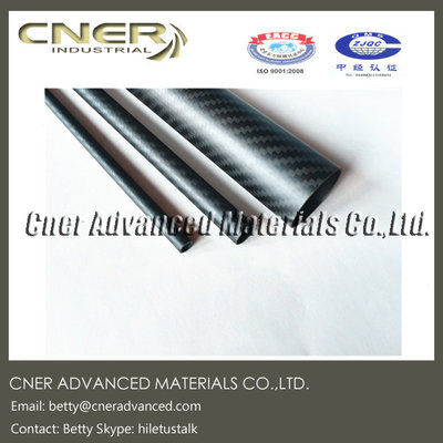 Carbon fiber tube, ID 18mm twill weave carbon fibre rod, carbon fiber pole, matte and glossy finish
