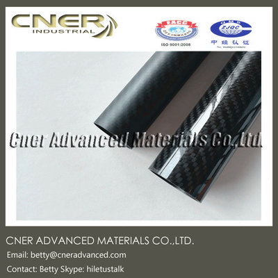 Carbon fiber tube, ID 18mm twill weave carbon fibre rod, carbon fiber pole, matte and glossy finish