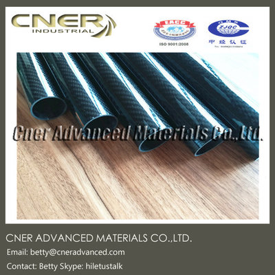 Carbon fiber tube, ID 17mm twill weave carbon fibre rod, carbon fiber pole, matte and glossy finish