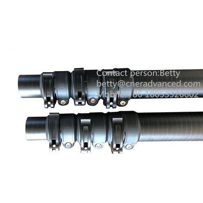 Long reach 5m 9m carbon fiber telescopic rescue pole, water rescue pole, marine rescue pole, ice rescue rod