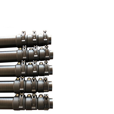 Long reach 13m 17m carbon fiber telescopic rescue pole, water rescue pole, marine rescue pole, ice rescue rod