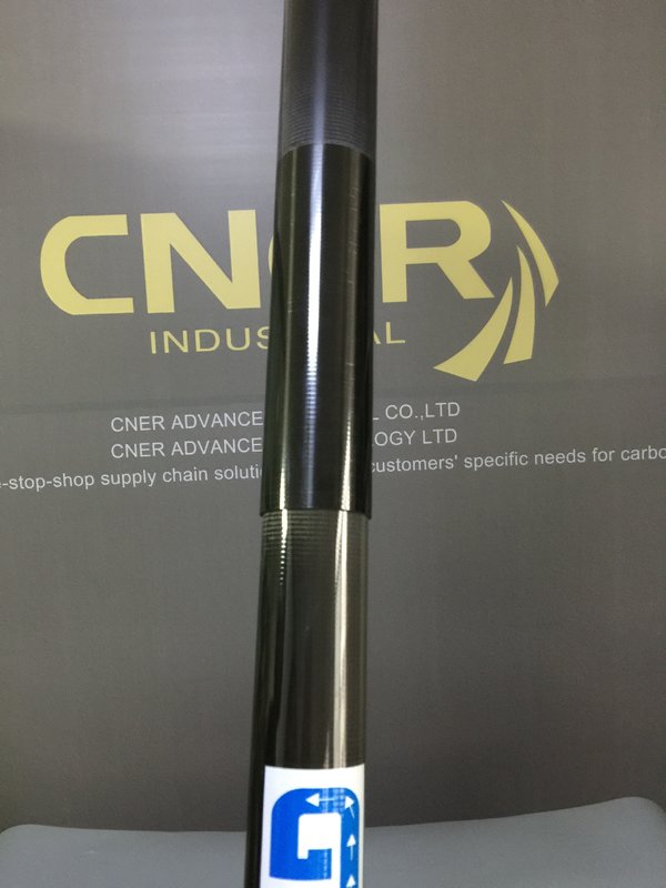 Light weight 35feet carbon fiber tapered telescopic tube for gutter cleaning pole, carbon fiber gutter pole