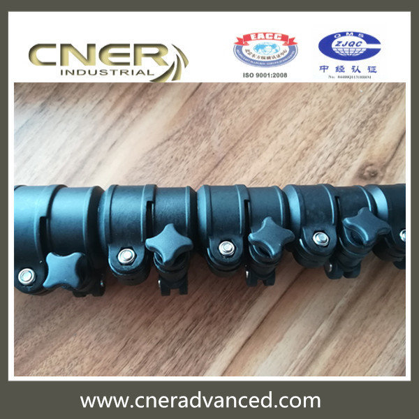 High stiffness 18 feet carbon fiber telescopic pole, cfrp telescoping tube for window cleaning, extension pole