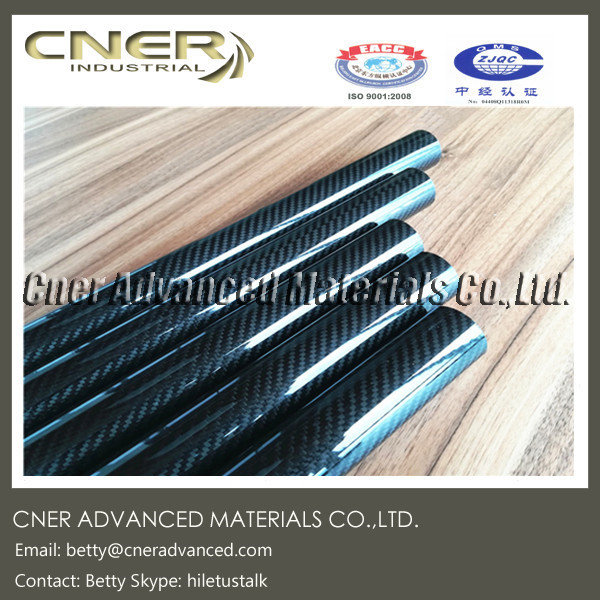 Carbon fiber tube, ID 22mm twill weave carbon fibre rod, carbon fiber pole, matte and glossy finish