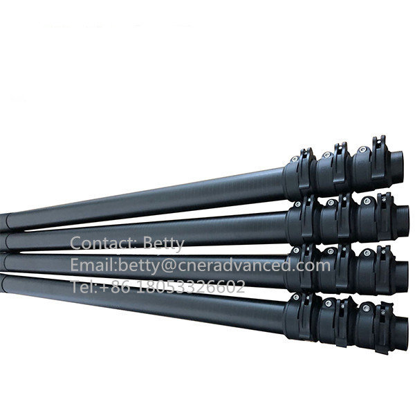 Long reach 13m 17m carbon fiber telescopic rescue pole, water rescue pole, marine rescue pole, ice rescue rod
