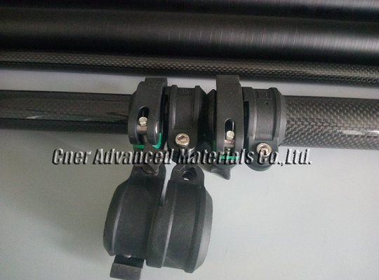 25 feet long carbon fiber telescopic poles for water fed pole