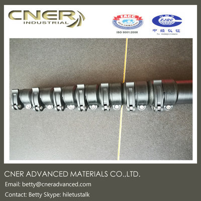 Telescopic 22 feet carbon fiber pole with scratch matte finish