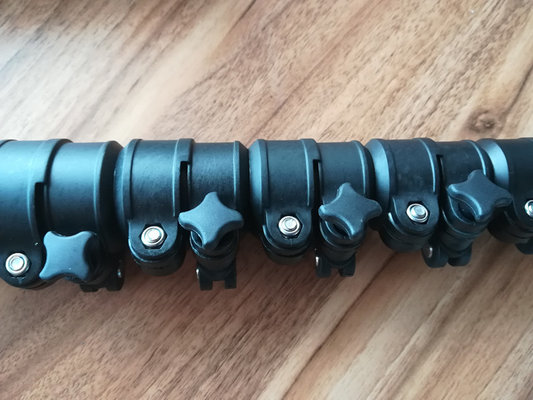 Telescopic 25 feet carbon fiber pole with scratch matte finish