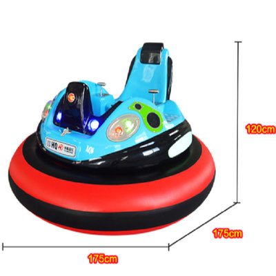 fiberglass amusement park ride kids outdoor battery inflatable electric bumper car spin bumper car for sale