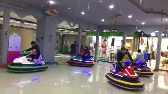 2018 best quality CE approved colorful and durable inflatable UFO style ice bumper car for sale