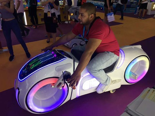 Outdoor amusement park motorcycle battery operation ride for kids and adult