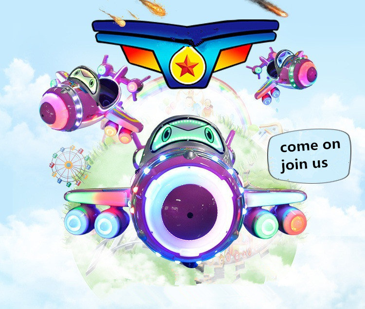 Amusement Park Game Machine Large Plane Model RC Plastic Toy Airplane For Sale