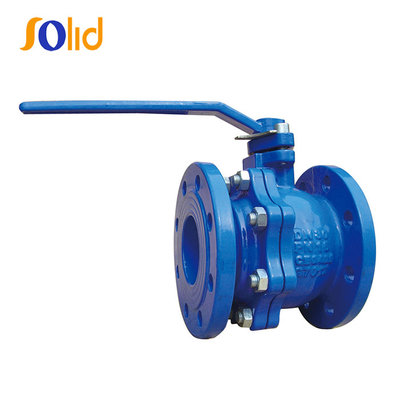 DIN3357 PN10/16 GG25 Cast Iron Double Flange Ball Valve Manufacturers