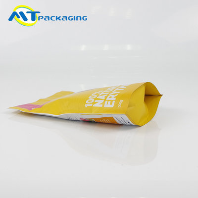 Reusable Stand Up Pouches For Food , Aluminum Foil Zip Seal Pouches