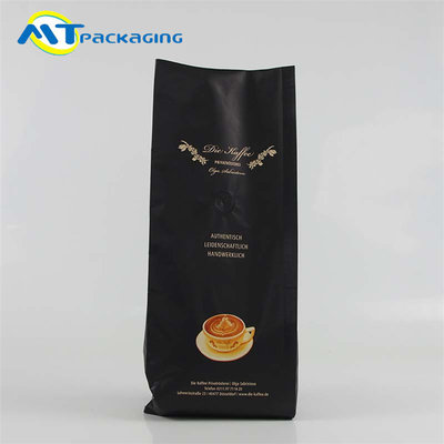 1KG Large Capacity Side Gusset Pouch With Valve Customized Printed Logo