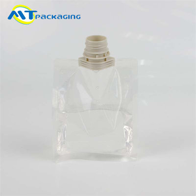Stand up transparent laminated aluminum flat bottom Pouch  for honey