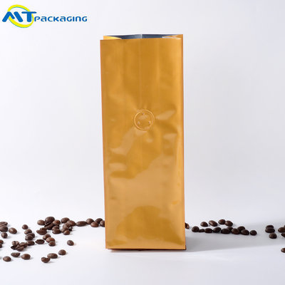 Gravure Printing Side Gusset Pouch Customized Material For Coffee ISO9001