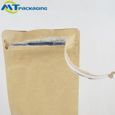 Gravure Printing Biodegradable Resealable Bags , Eco Friendly Coffee Bags