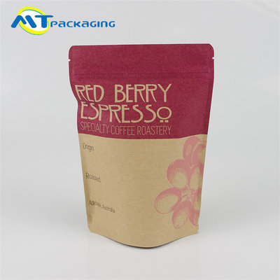 Plastic Snack Packaging Bags Stand Up Design With Resealable k