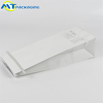 Custom Printed Stand Up Pouches , Leak Proof Kraft Tin Tie Coffee Bags