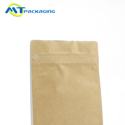 Gravure Printing Laminated Flat Bottom Pouch With Zipper 125*210*80mm