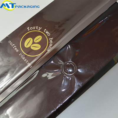 Moisture Proof Custom Coffee Bags , 1000G Back Seal Aluminum Foil Bag