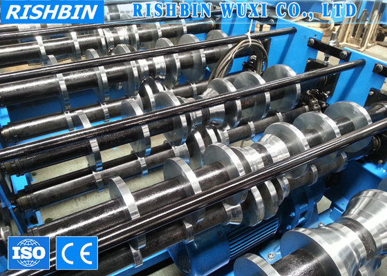 High Speed Galvanized Metal Deck Roll Forming Machine with PLC Control