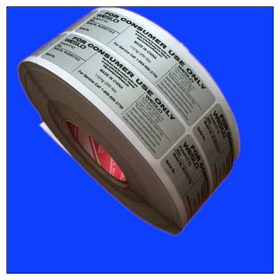 Hot Sale Packaging Adhesive Paper Sticker Printing / Custom Printed Labels / Water Bottle Label Sticker