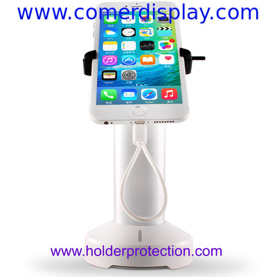 Comer table mounted cellphone stand for retail display with Alarm function