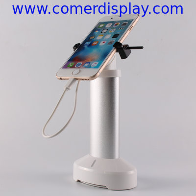 COMER mobile phone display stand Anti-theft hiden wire with security gripper