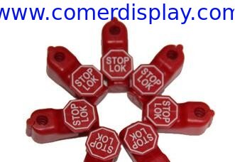COMER supermarket magnetic security stoplok / magnetic peg hook