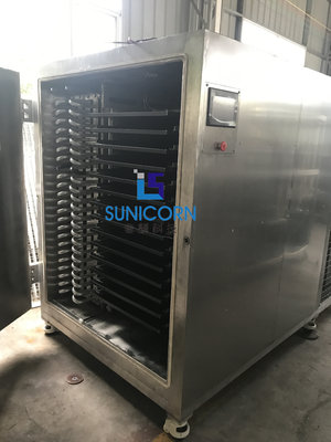 Stainless Steel Vacuum Freeze Dryer Air Cooled With PLC Control System