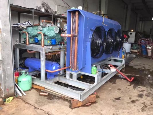 Commercial Flake Ice Machine R404/R22 Refrigerant For Concrete Cooling
