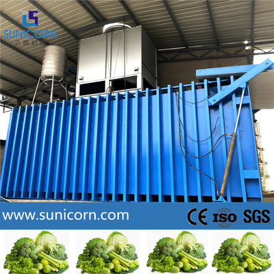 Double Chamber Vacuum Cooling Machine 12 Pallets Most Efficient Cooling System