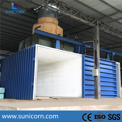 Steel Chamber Material Vegetable Cooler Vacuum Refrigeration System 130Kw