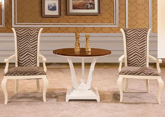 High End Modern Dining Room Tables , Round Teak Dining Room Table And Chairs