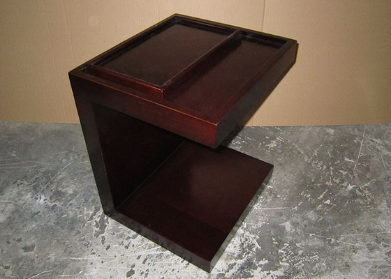 Small Mahogany High End Modern Furniture Elegant Wood End Table For Bedroom