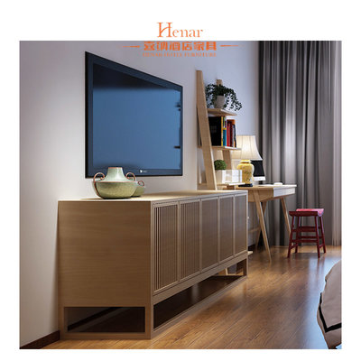 Wooden USA King Twin or Single Bed Modular Bedroom Furniture / Hotel Supplies
