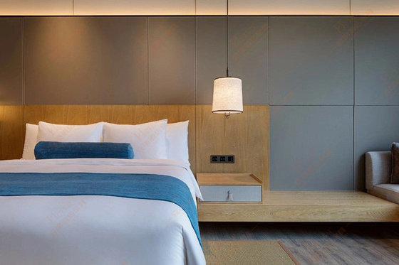 King Bedroom Attractive Modern Wooden Furniture Oak Veneer Color