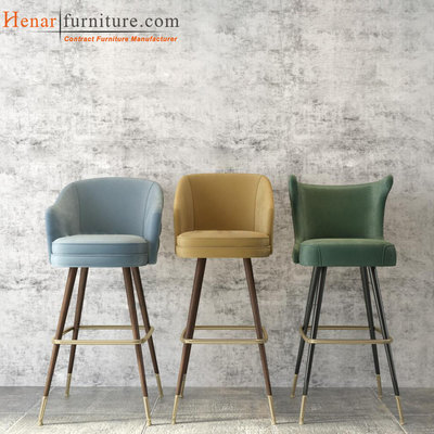 Contemporary Counter Armless Backed Accent Breakfast Bar Stool for Dining Room