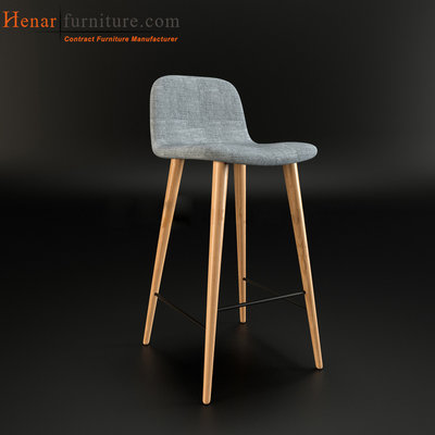 Modern & Contemporary Nordic Bistro Bar Stools with High Back SGS / IMO