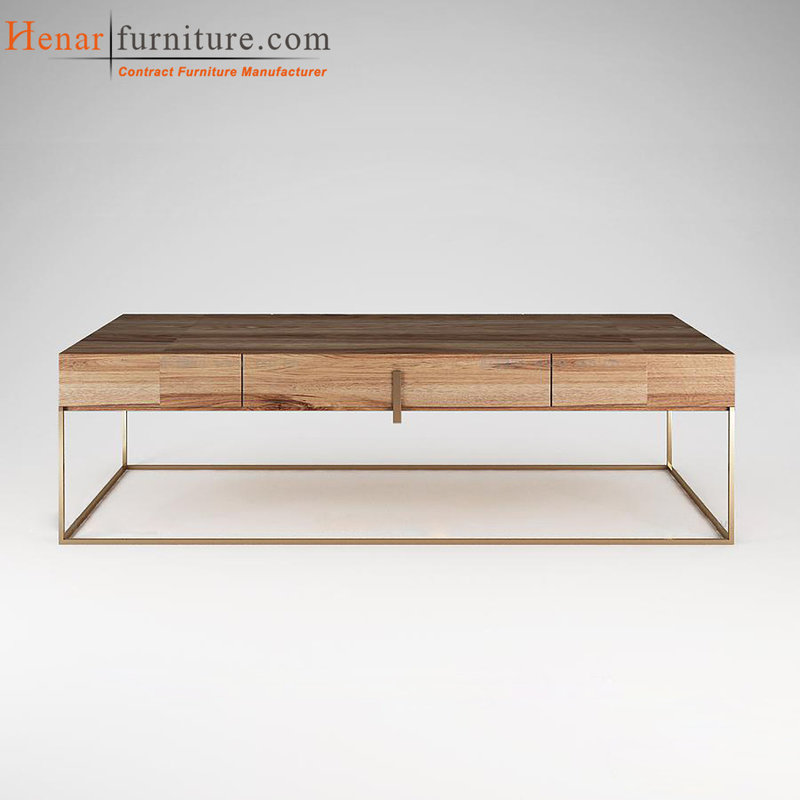 Coffee Table TV Stand Cocktail Table for Living Room Modern Industrial Look