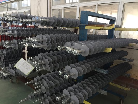 330kV, 160kN, aislador compuesto del silicón, color gris