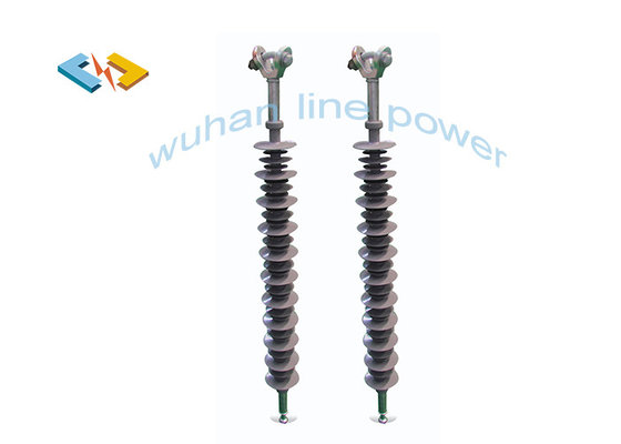 línea de transmisión compuesta 66kV/120kN aislador con la Y-horquilla y la lengua