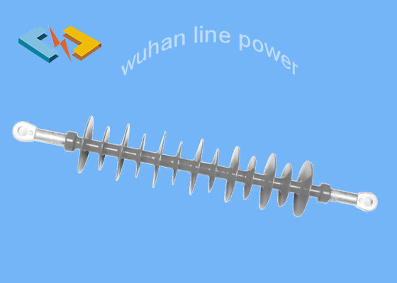 220KV 160kN Composite Silicone Insulators φ24mm Rod Diameter , 11.2kg Weight