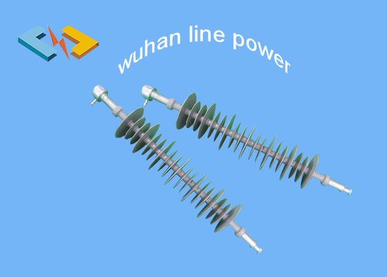 Professional Composite Silicone Insulators 132KV Grey Sheds Crimping &amp; Multiple Sealing